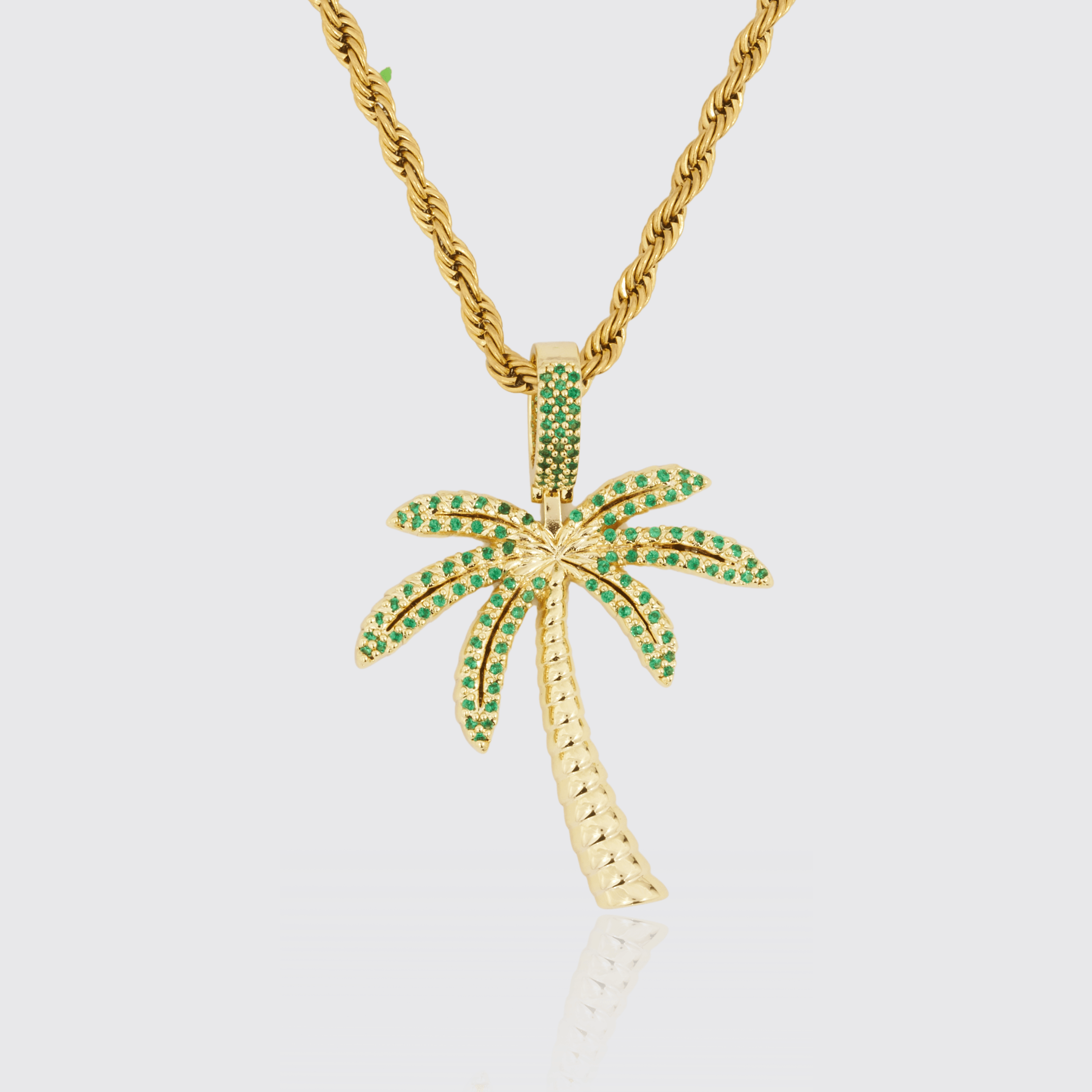 Palm Tree Pendant - Gold – Zotic