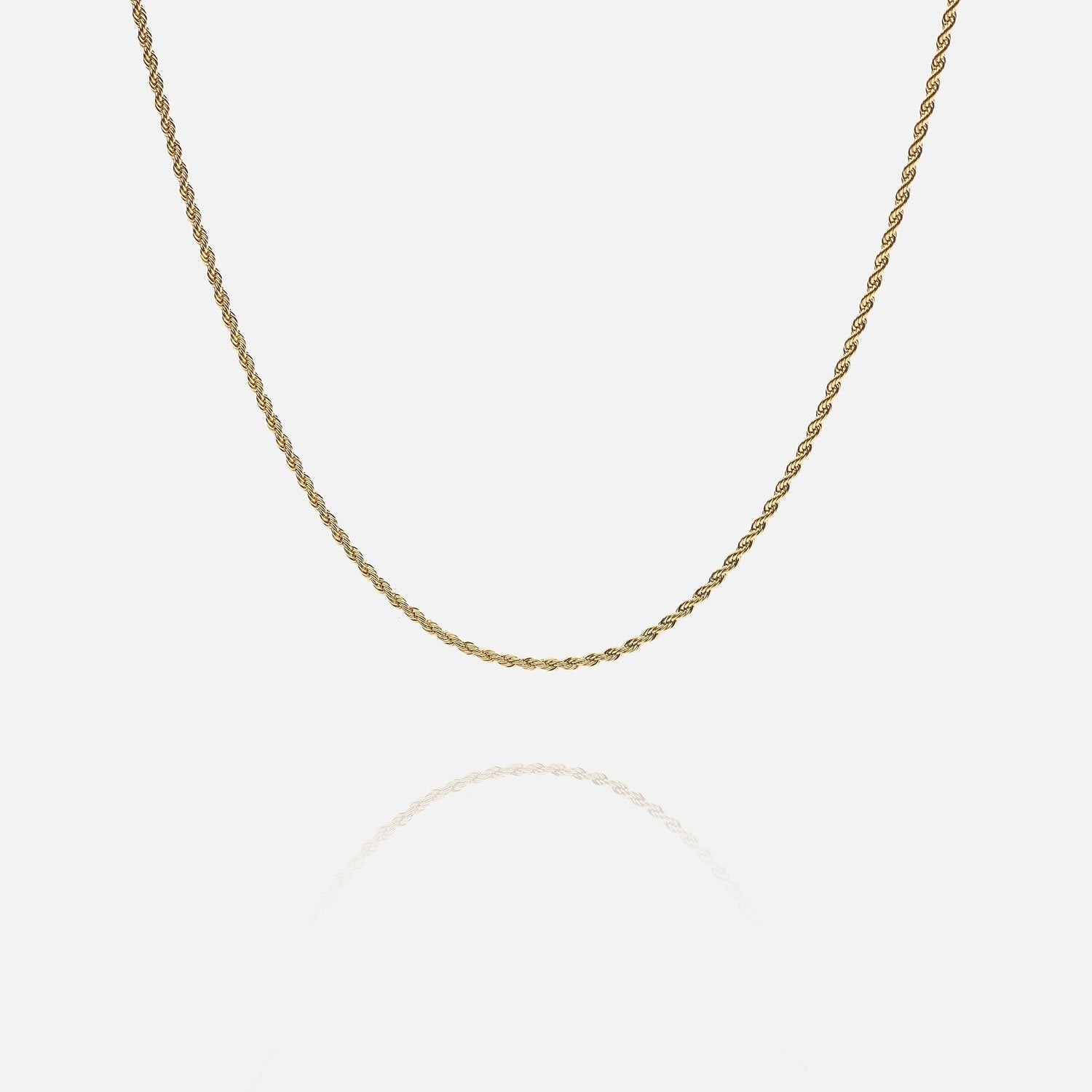 2.5MM Rope Chain - Gold – Zotic
