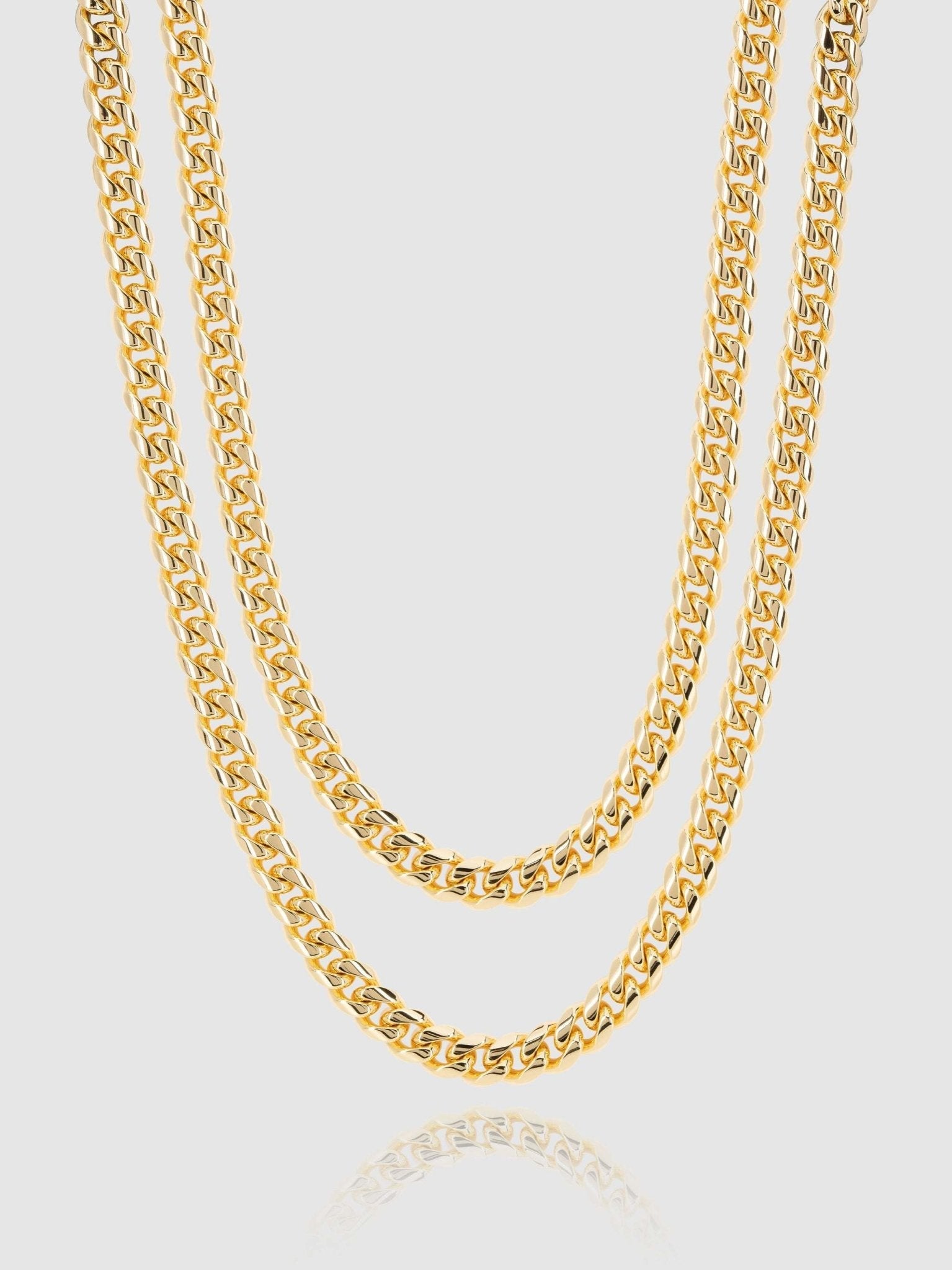 8mm Miami Cuban Chain Bundle - Gold – Zotic