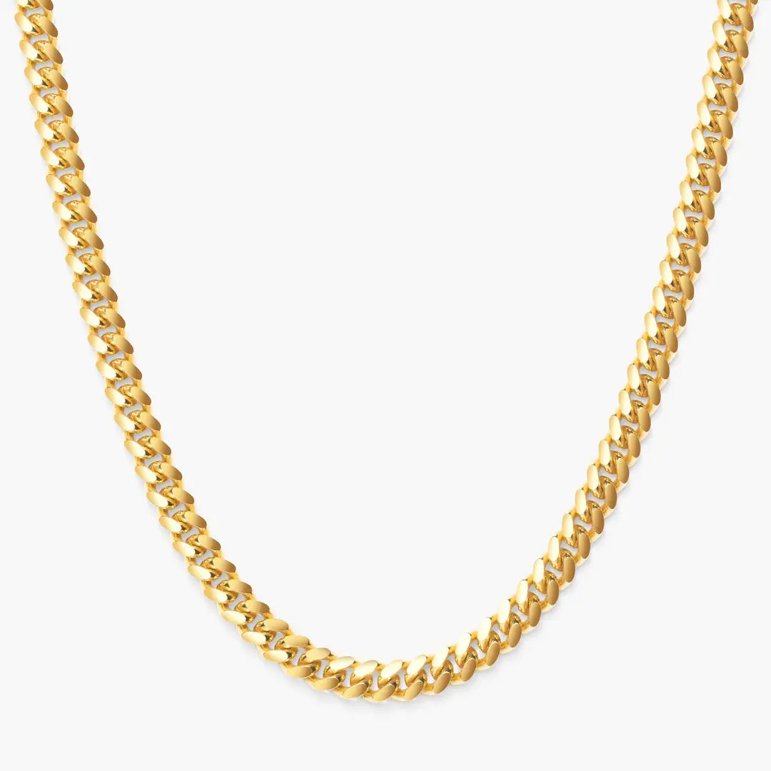 5mm Miami Cuban Link Chain - Gold – Zotic