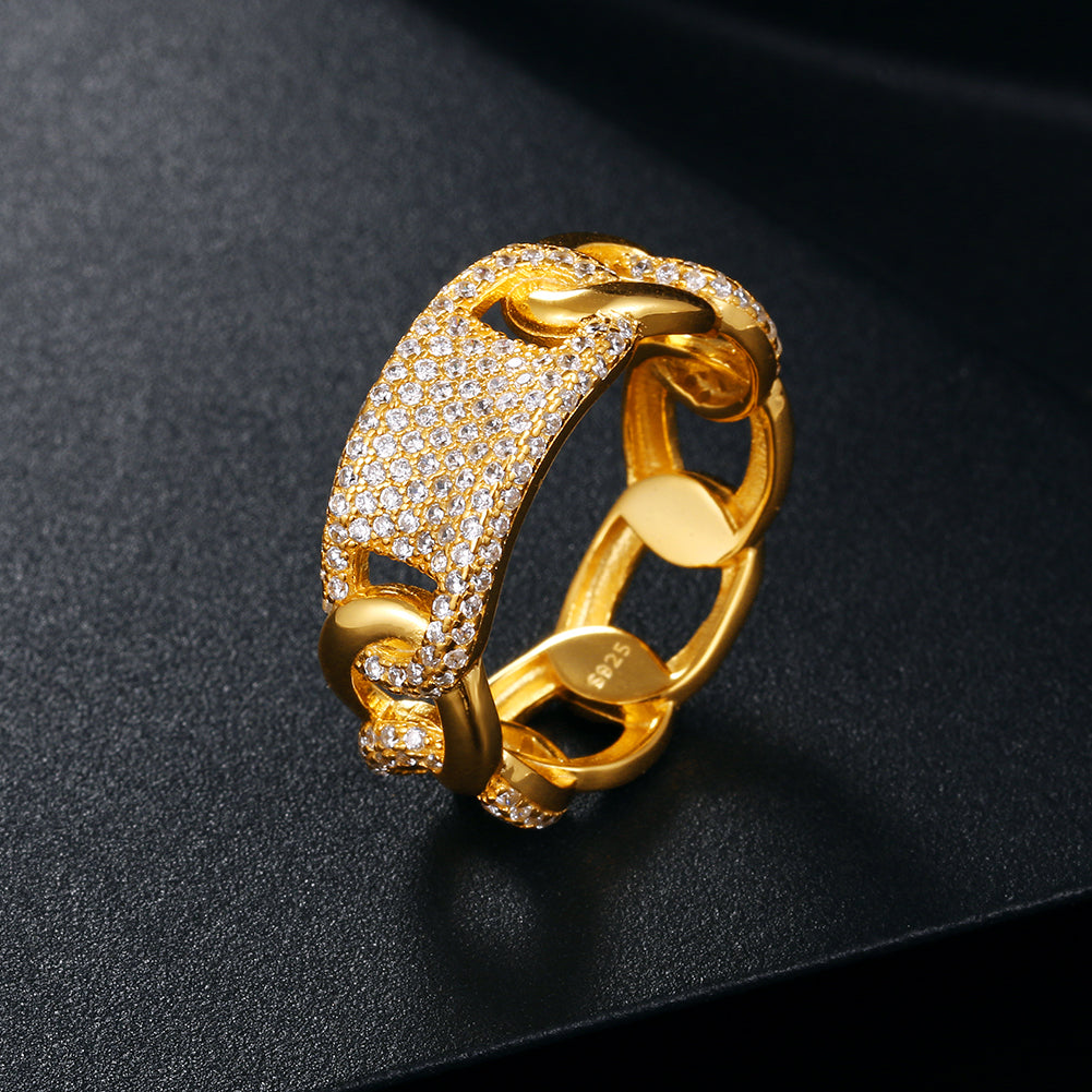 Iced Paved link - Gold – Zotic