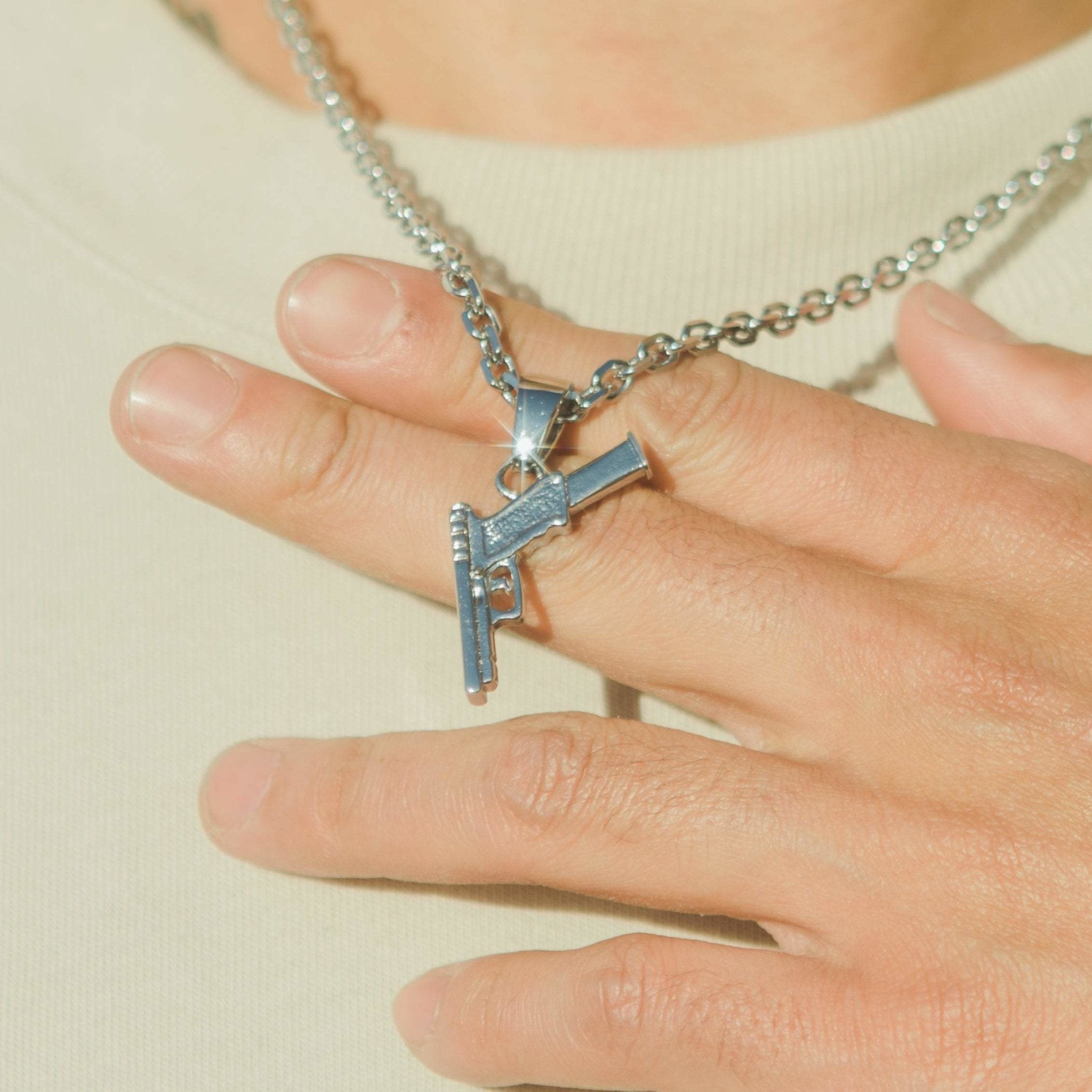 Glock Pendant - White Gold – Zotic