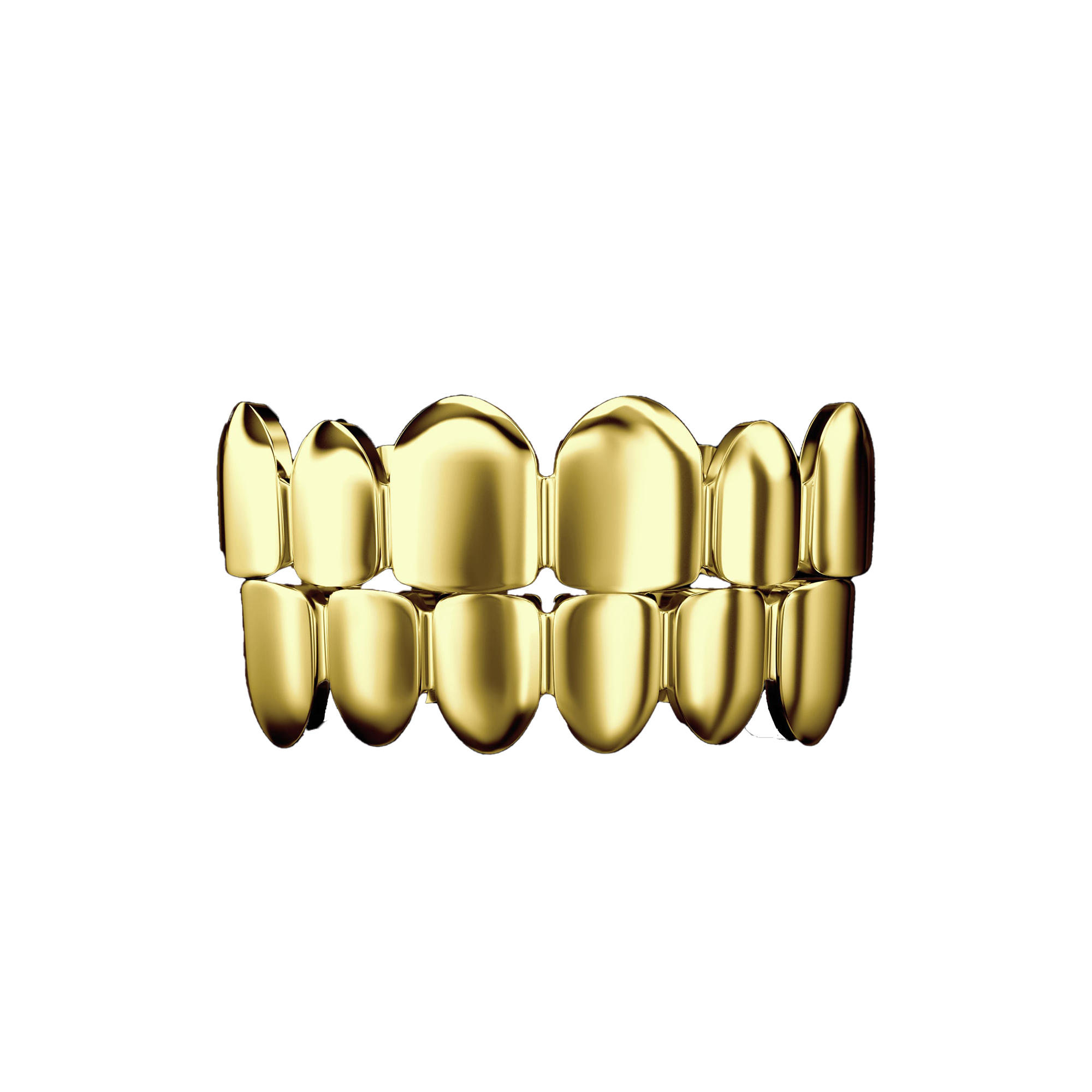 Pre-made Six Teeth Classic Grillz - Gold – Zotic